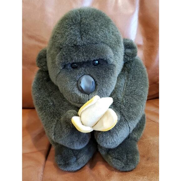 Unbranded | Toys | 2 Inch Seated Gorilla Ape With Banana Stuffed Animal ...